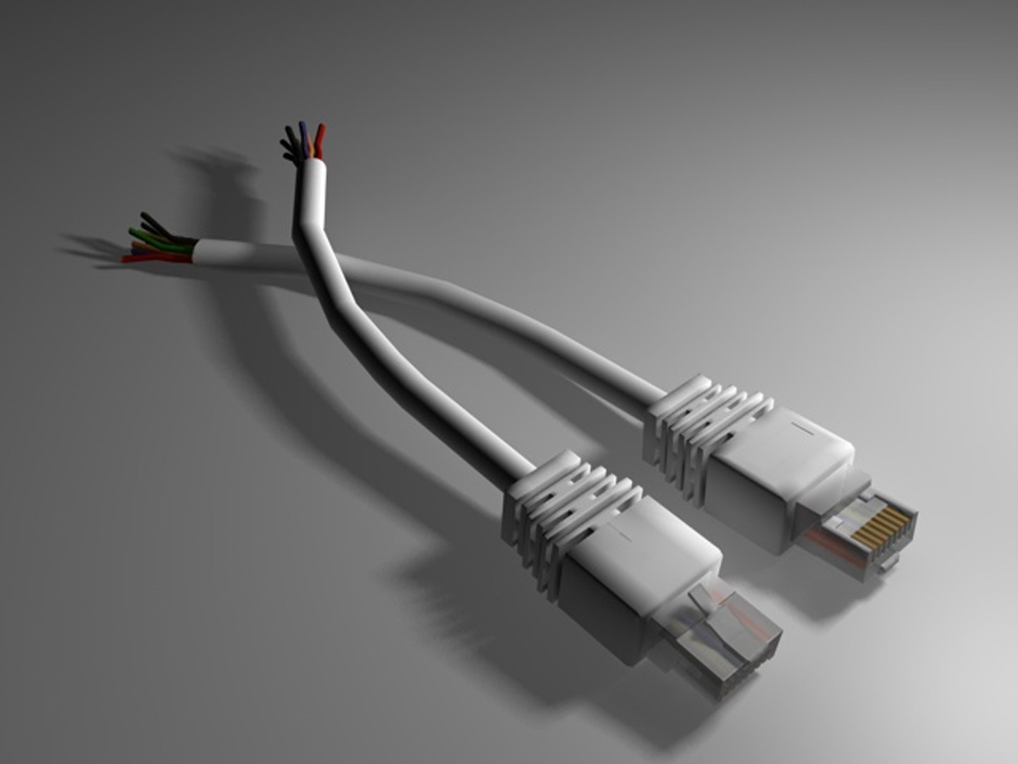 Plug Rj45 3d Model