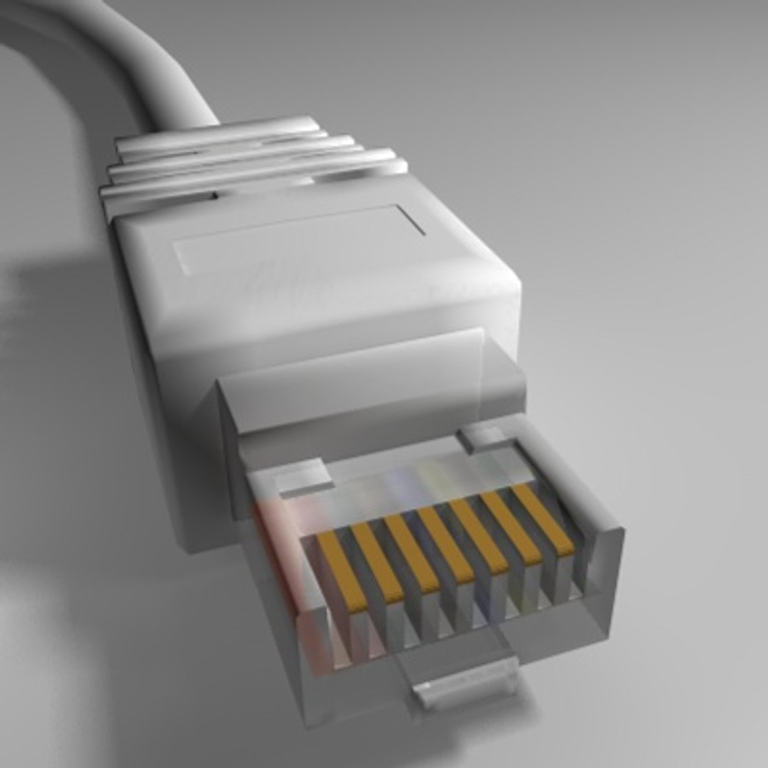 Plug Rj45 3d Model