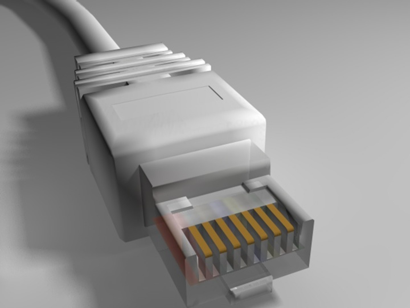 Plug Rj45 3d Model