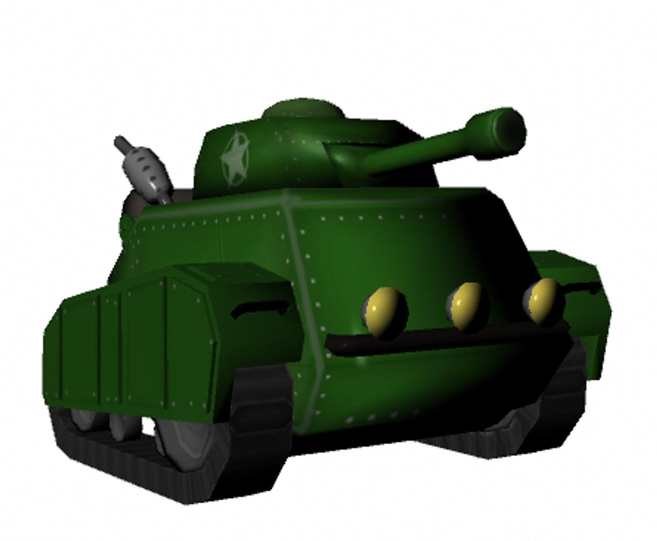 3d model toon tank