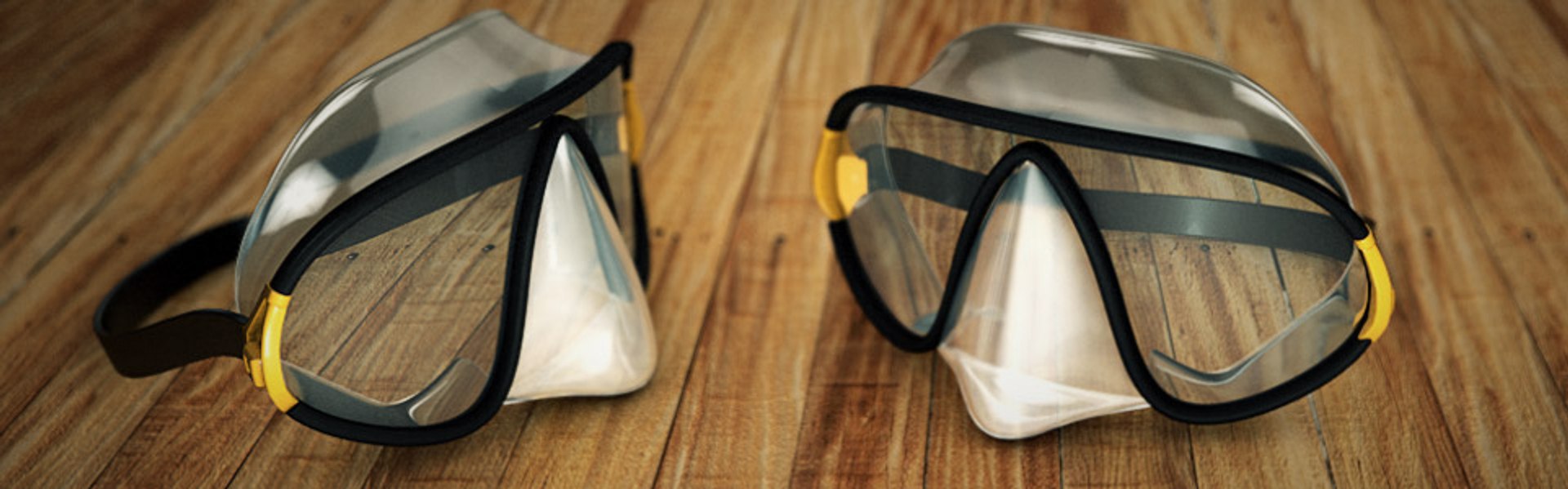 3d Model Of Scuba Snorkeling Mask