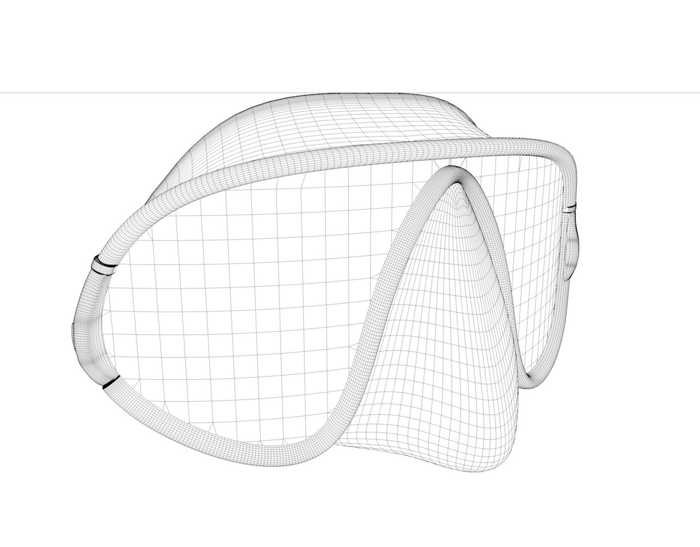 3d Model Of Scuba Snorkeling Mask