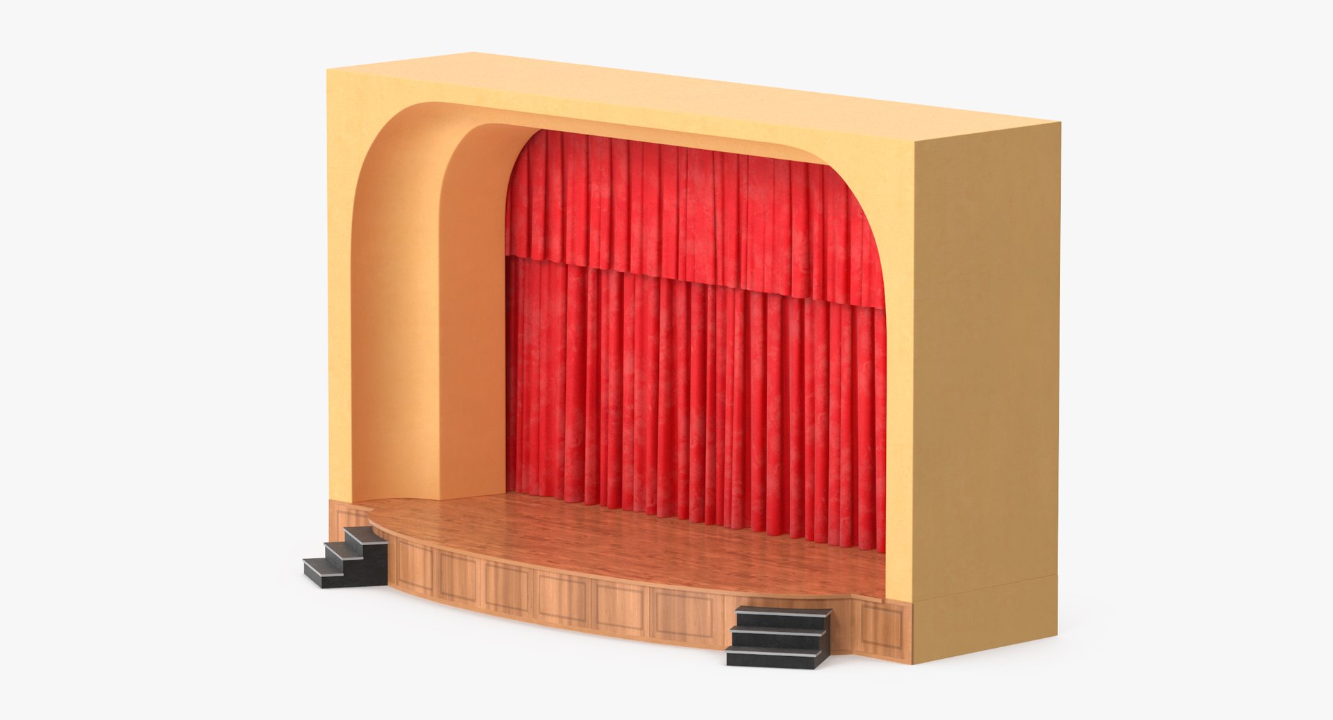 Theater Stage Model - TurboSquid 1225666