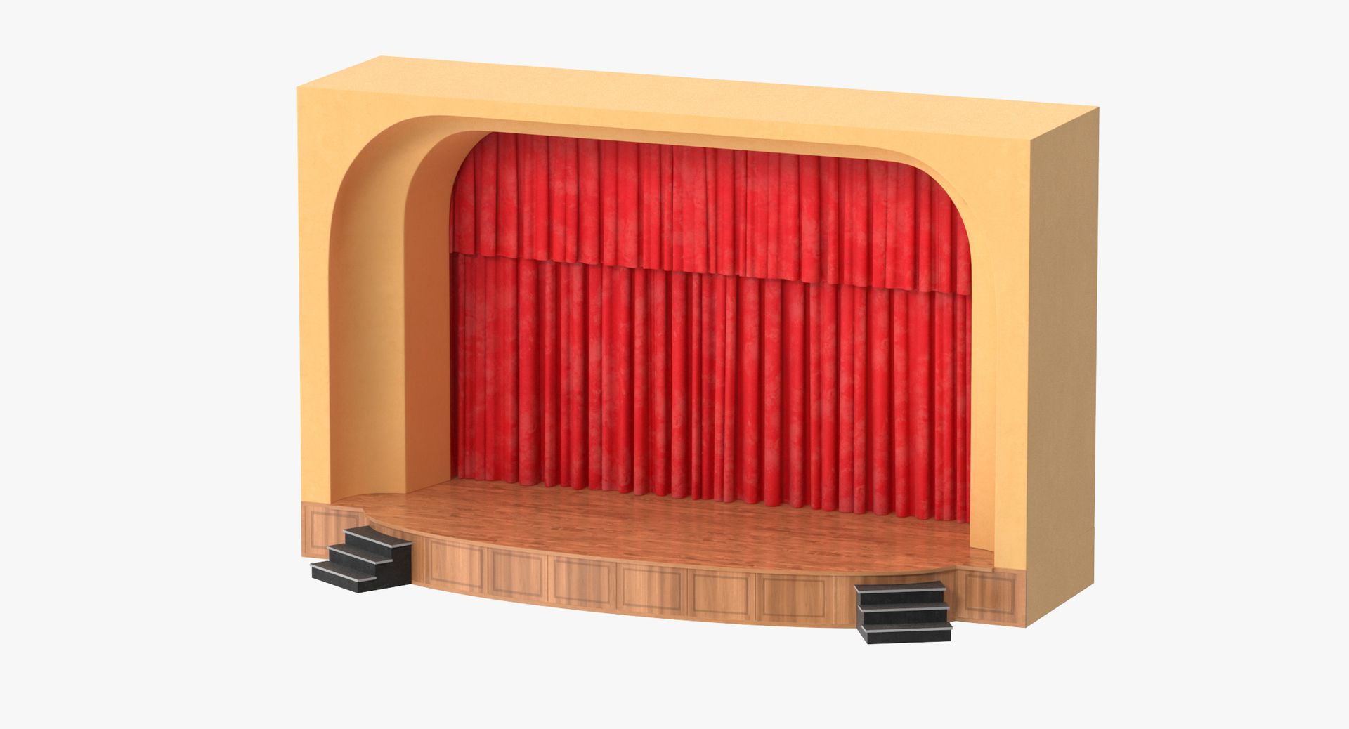 Theater Stage Model - TurboSquid 1225666