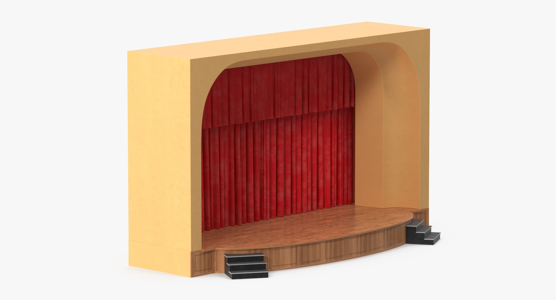 Theater Stage Model - TurboSquid 1225666