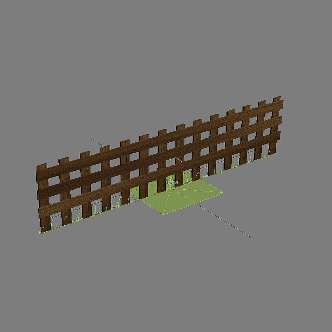 free fence 3d model