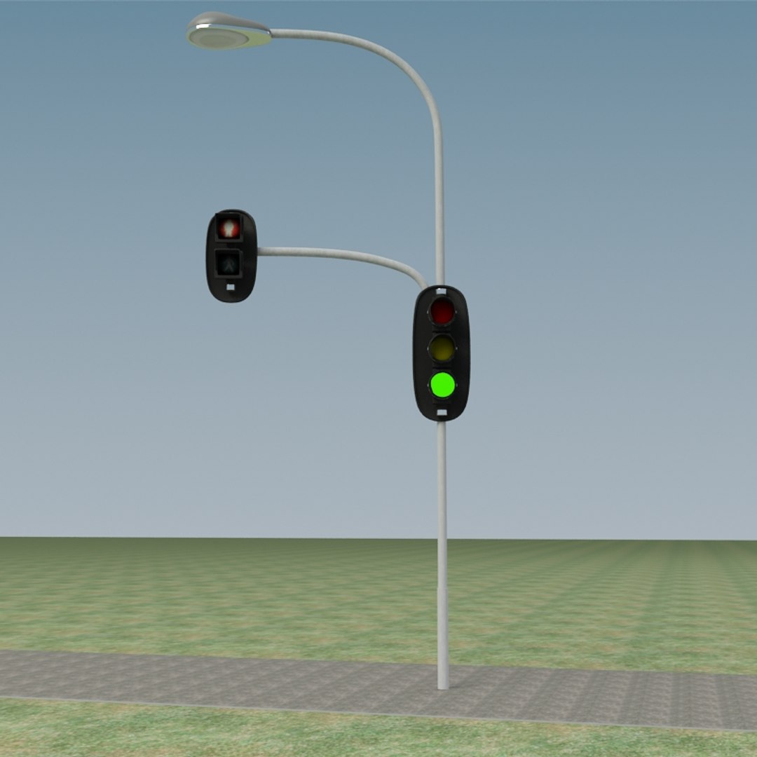 Traffic Lights 3d Model