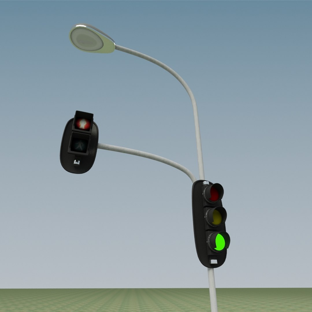 Traffic Lights 3d Model