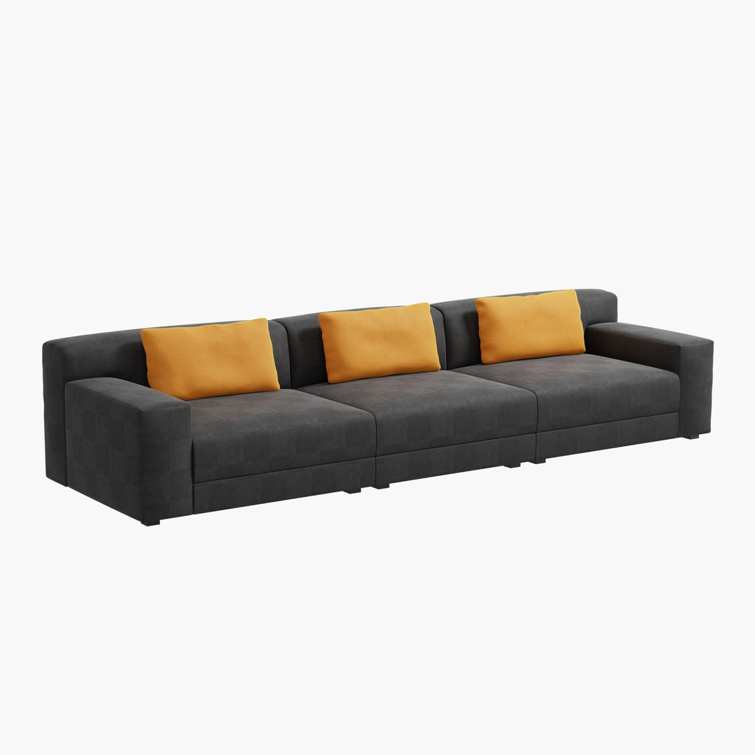 3D Carlito Sofa Model - TurboSquid 2243765