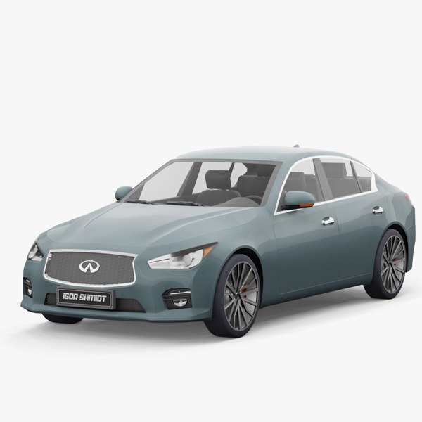 3D Nissan Q50 2014 lowpoly - TurboSquid 1974693