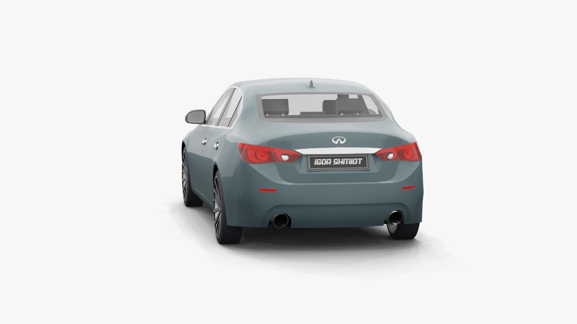 3D Nissan Q50 2014 Lowpoly - TurboSquid 1974693