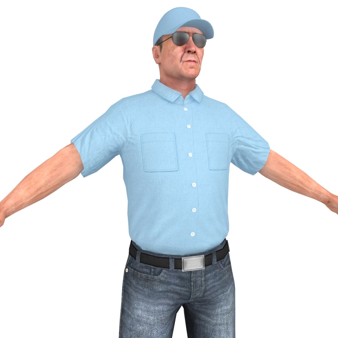 3D truck driver - TurboSquid 1353054