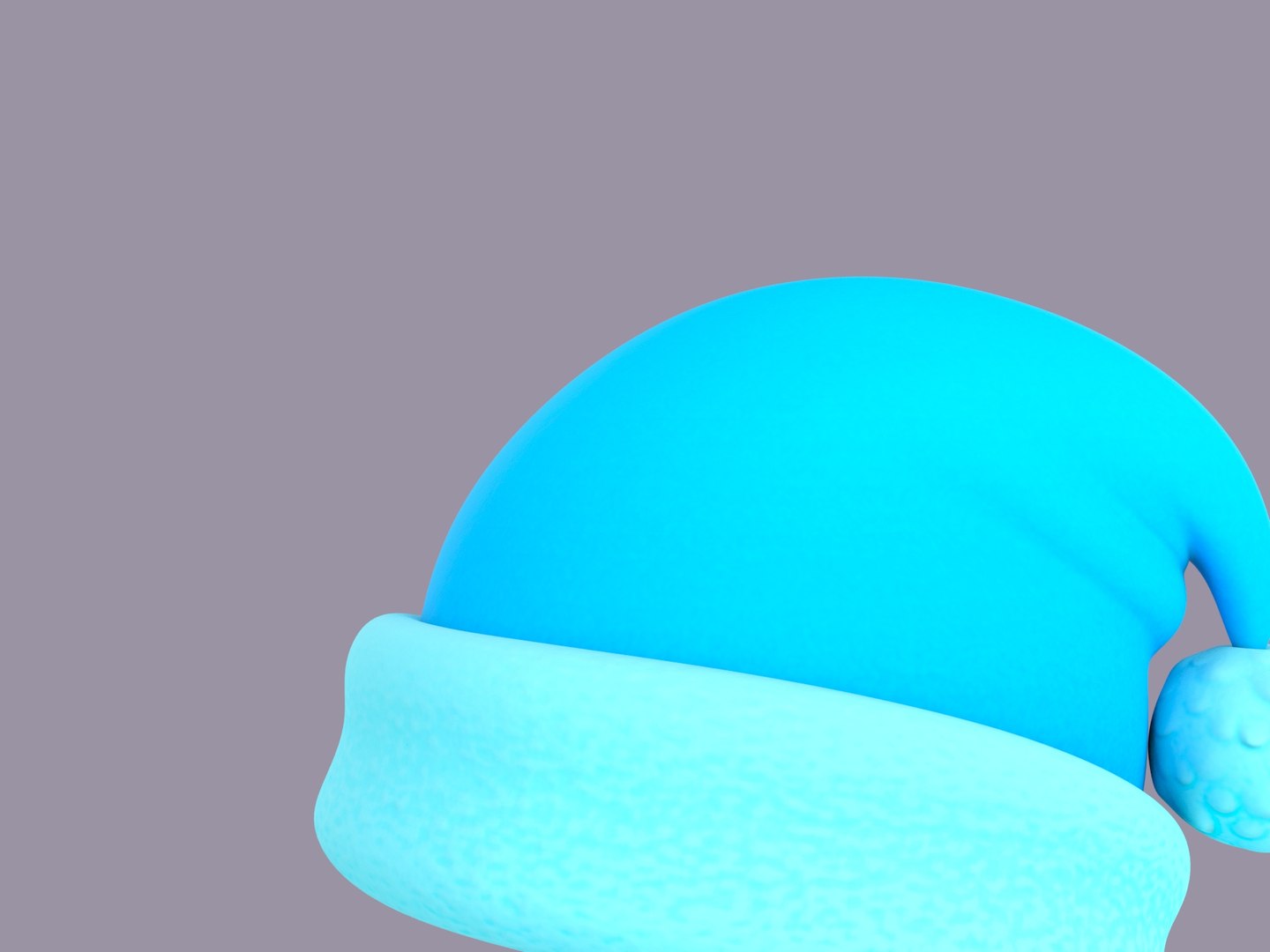 3D Hat057 Blue Nightcap - TurboSquid 2337681