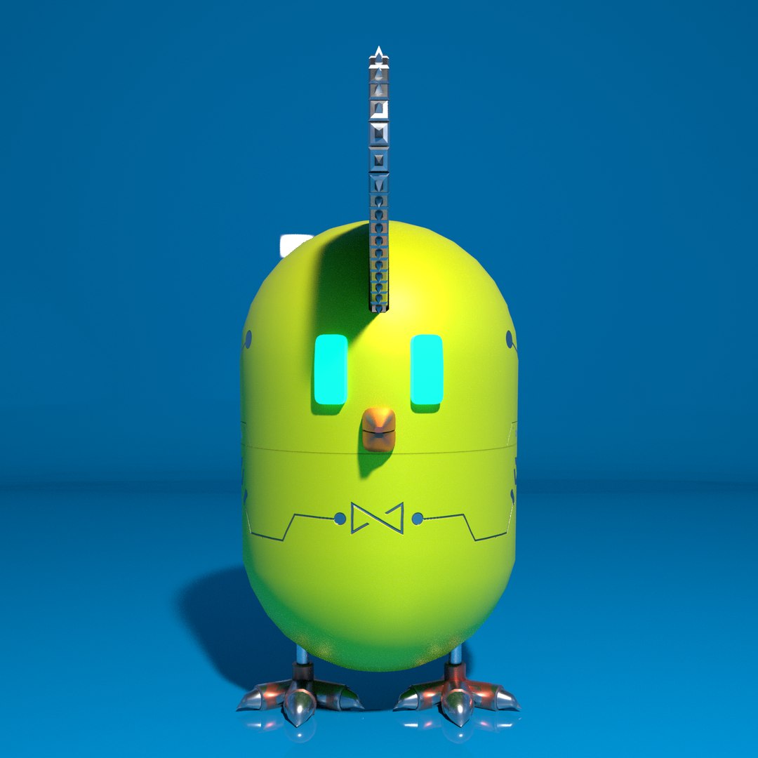 3D Chainsaw Chick Robot - TurboSquid 2015093