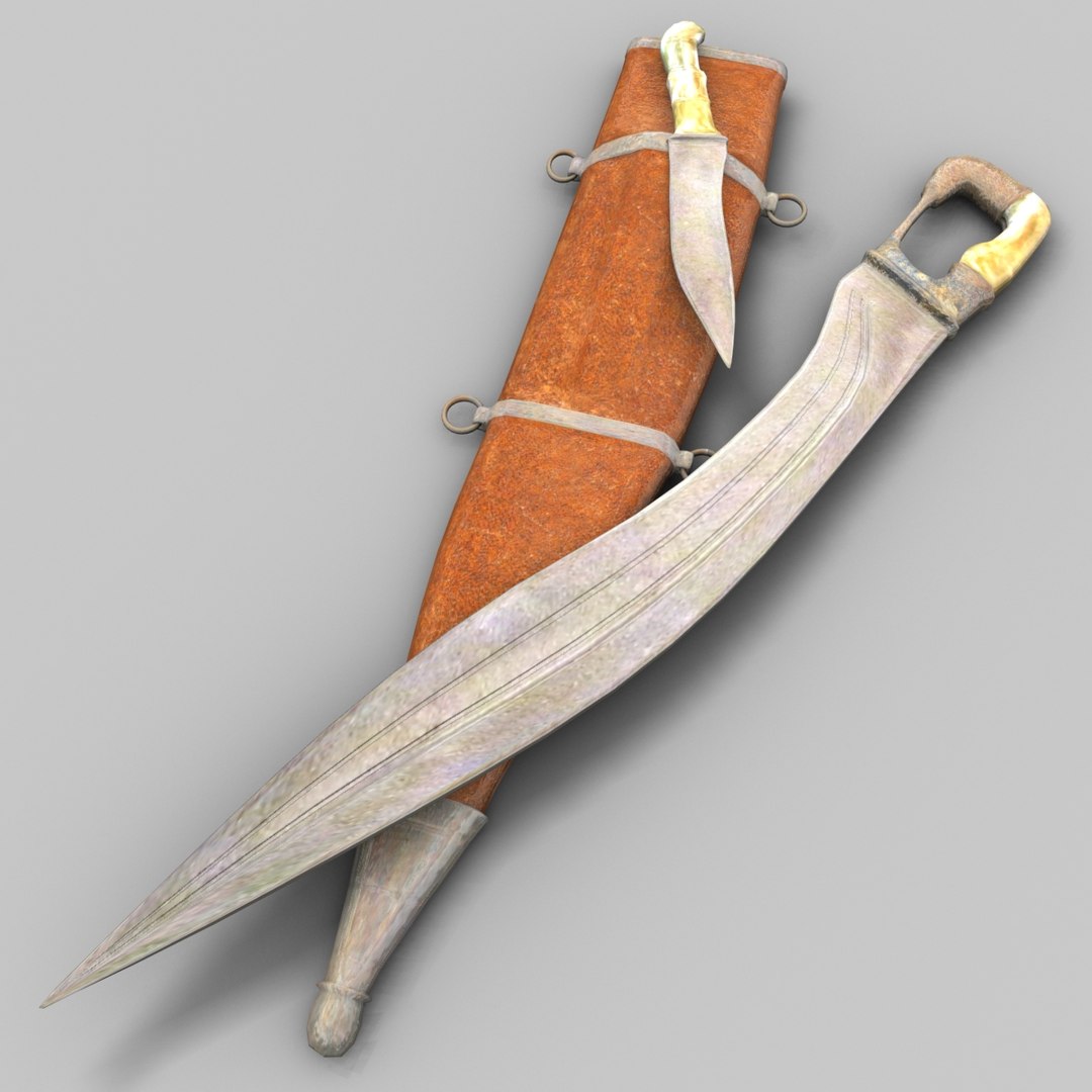 Falcata Sword 3d Model