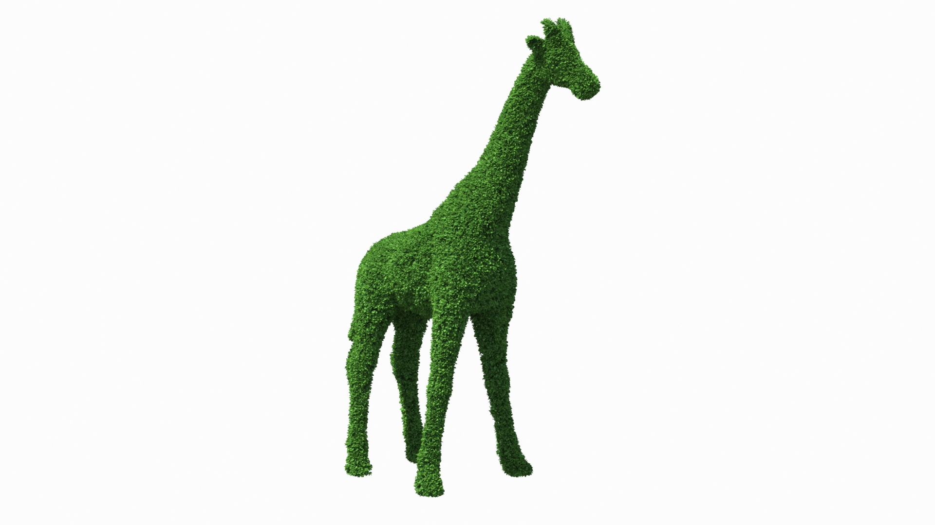 3D Decorative Giraffe Topiary Model - TurboSquid 1581953
