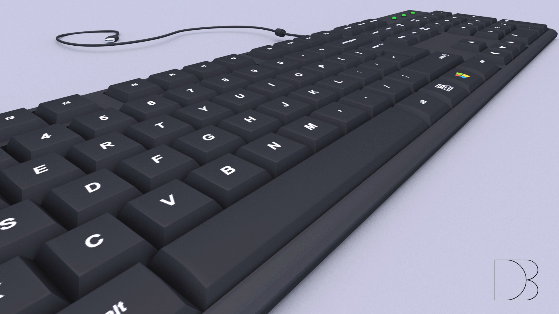 Keyboard Uv Mapped 3D - TurboSquid 1279113