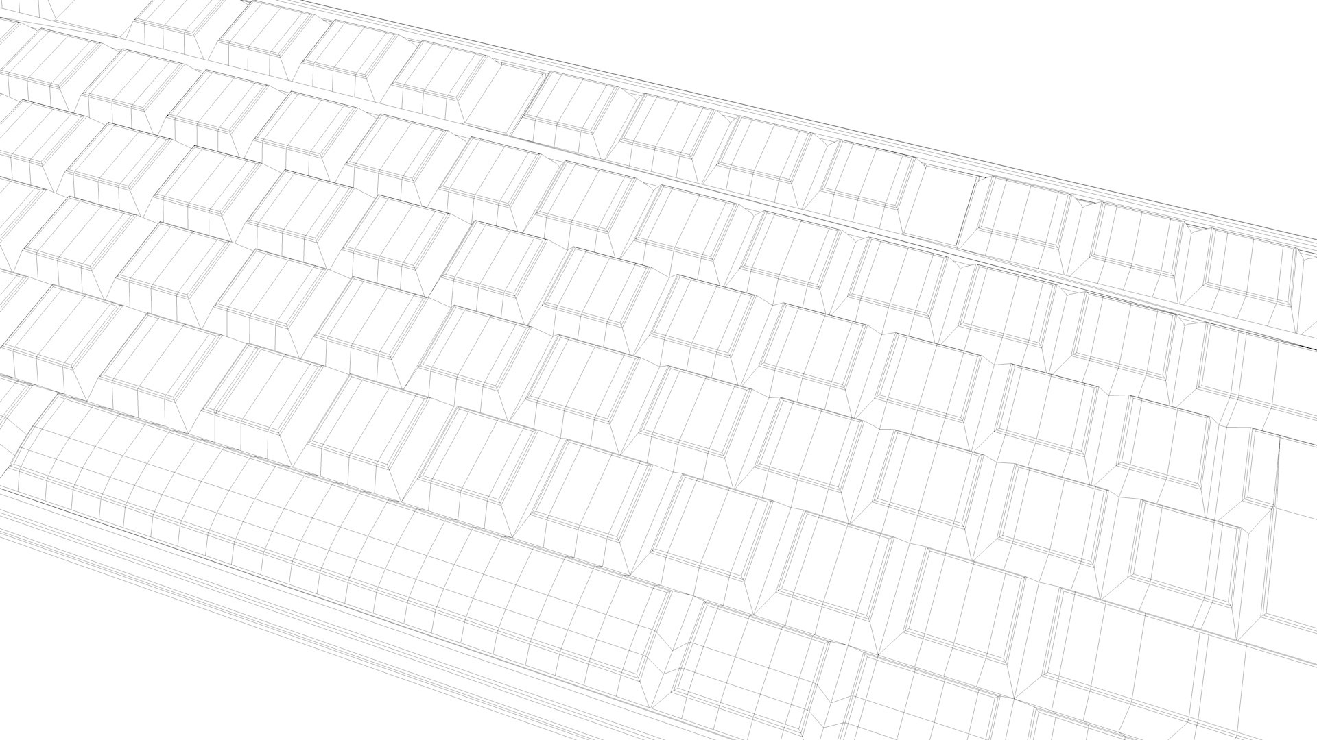 Keyboard Uv Mapped 3D - TurboSquid 1279113