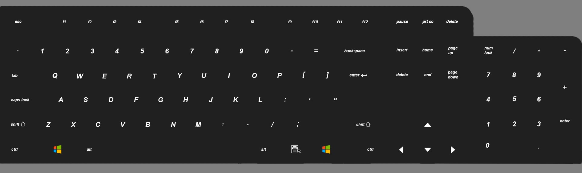 Keyboard Uv Mapped 3D - TurboSquid 1279113