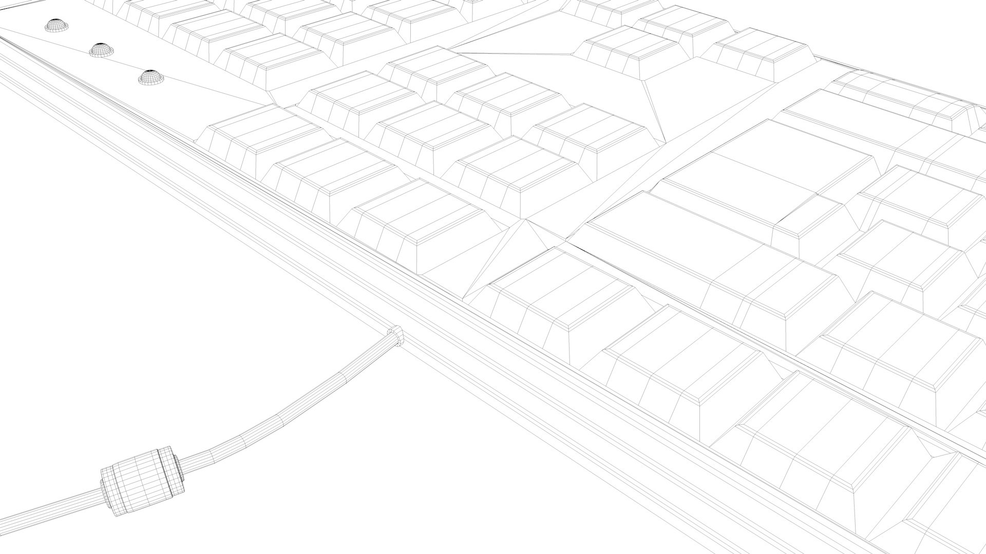Keyboard Uv Mapped 3D - TurboSquid 1279113