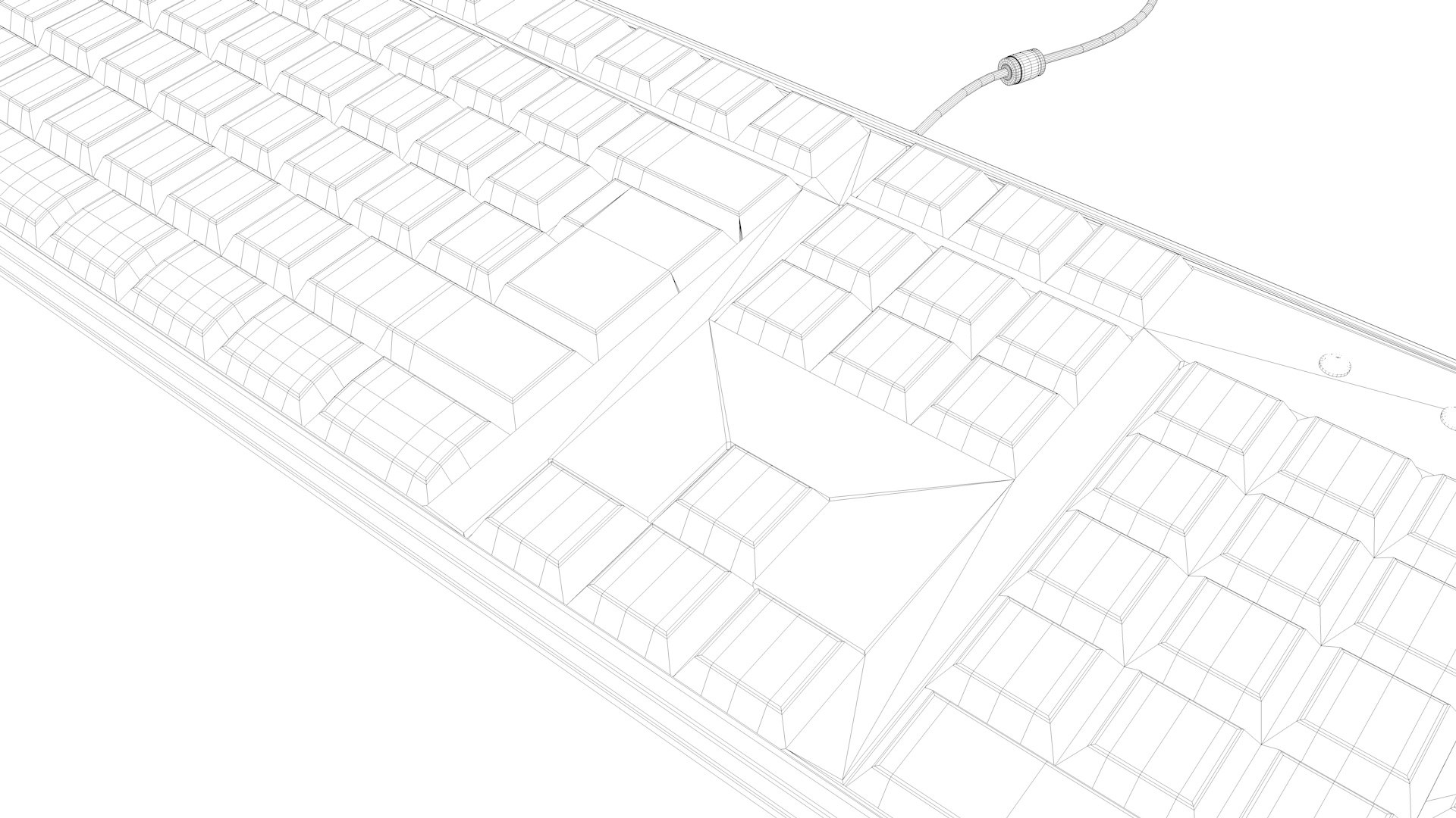 Keyboard Uv Mapped 3D - TurboSquid 1279113