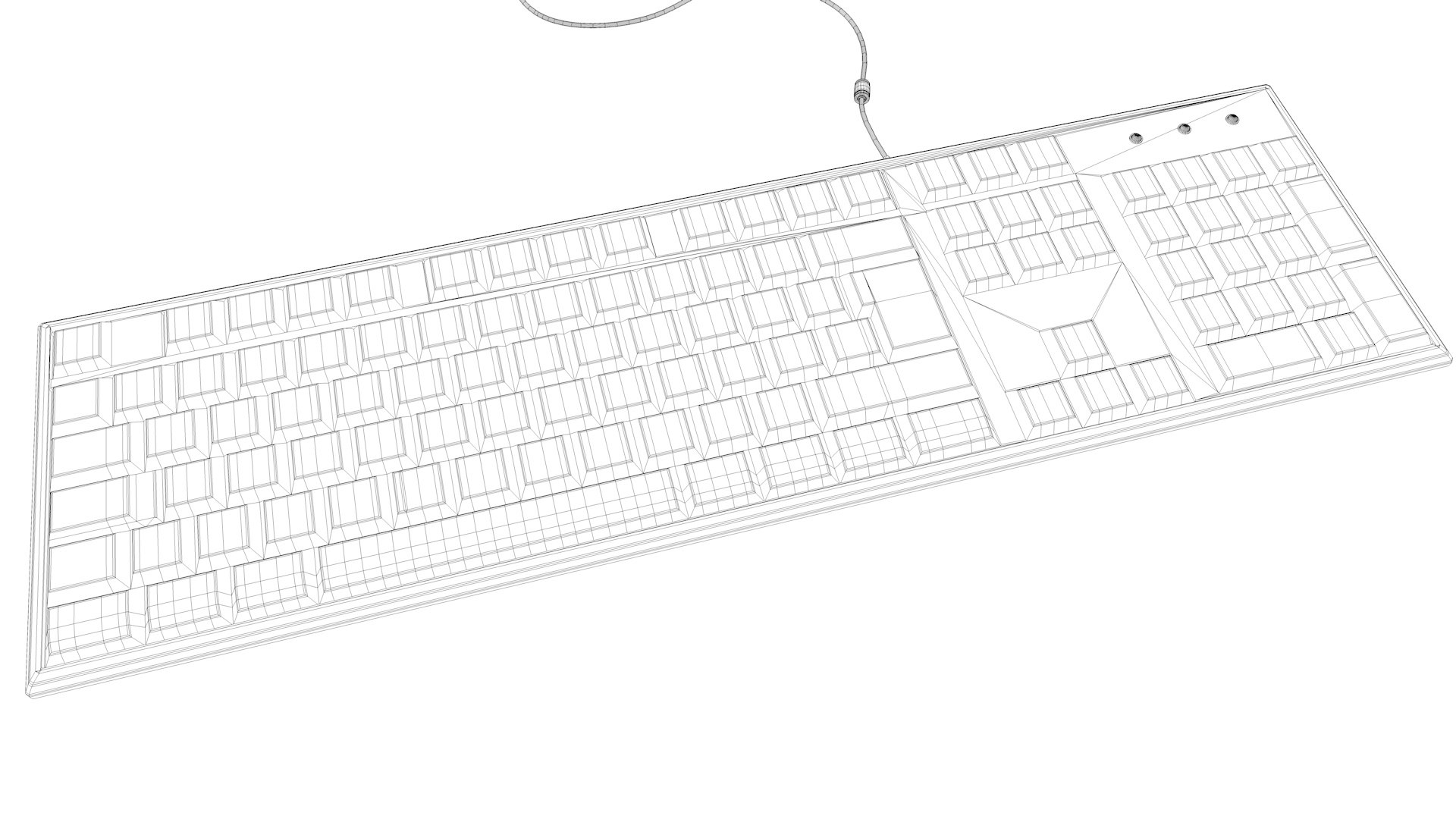 Keyboard Uv Mapped 3D - TurboSquid 1279113