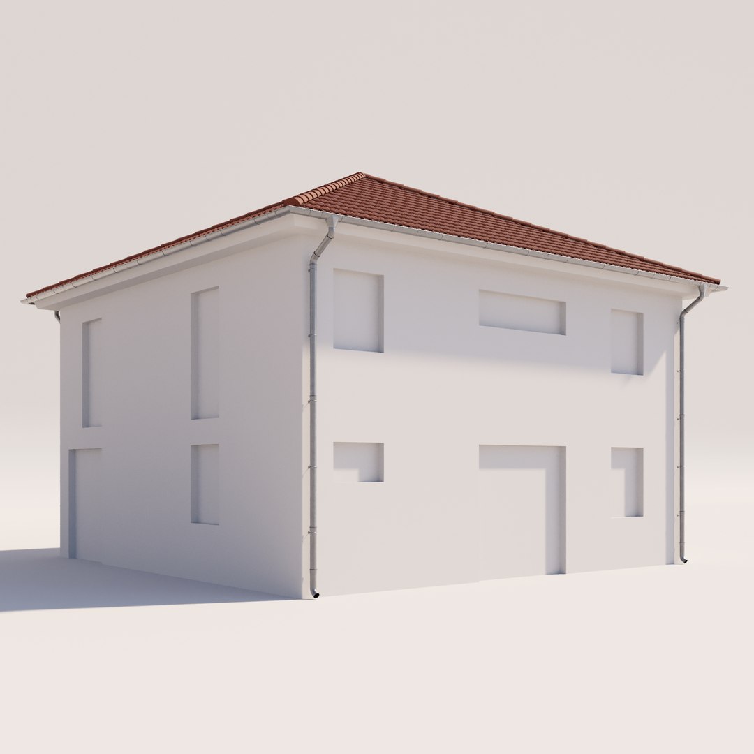 3D German Gutter System model - TurboSquid 1960934