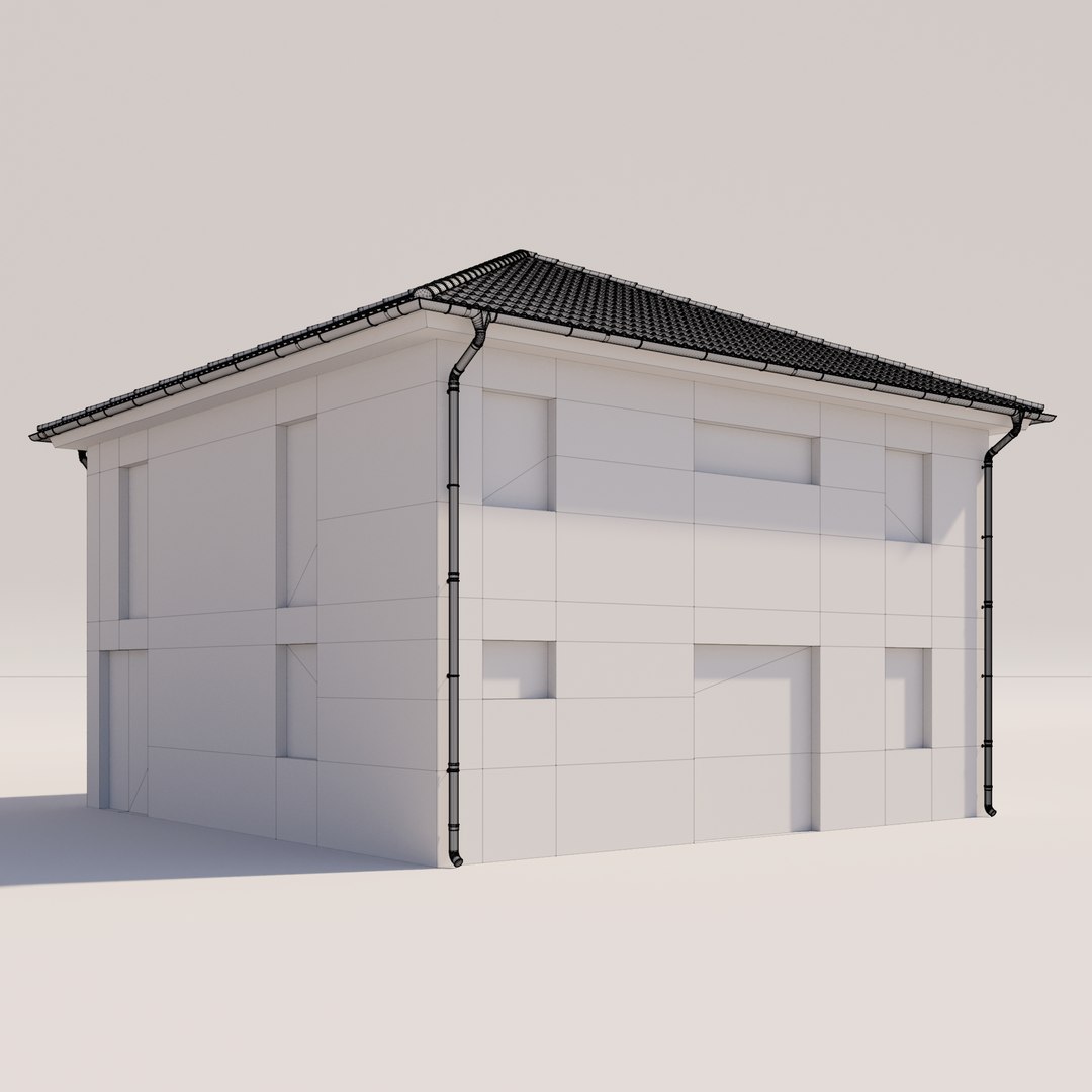3D German Gutter System model - TurboSquid 1960934