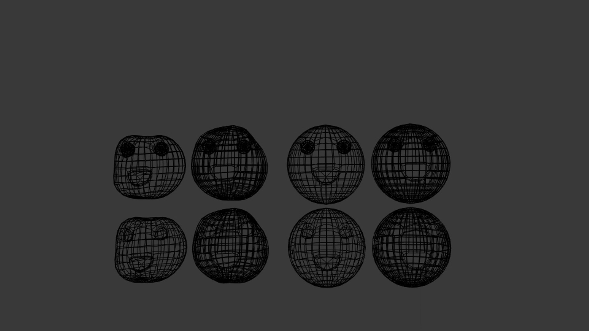 3d Mud Sphere Monster