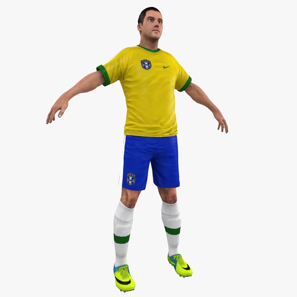 soccer player 3d max