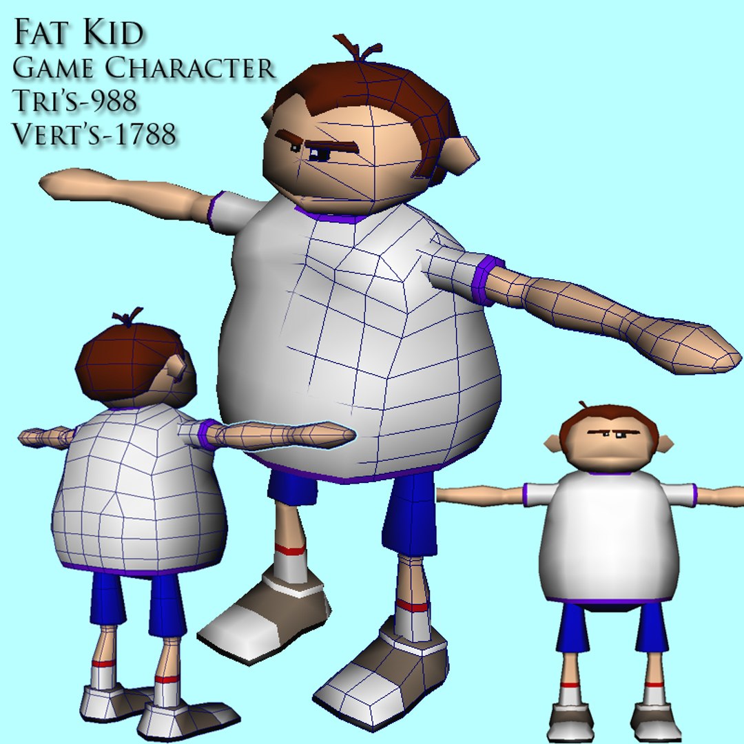 3d Fat Kid
