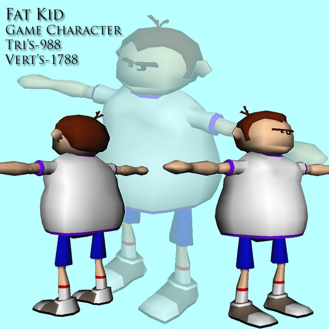 3d Fat Kid