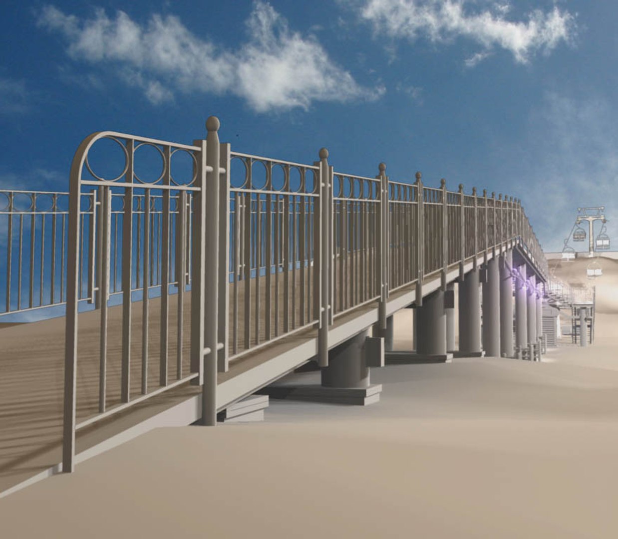 Haul rope 3D model - TurboSquid 1154482