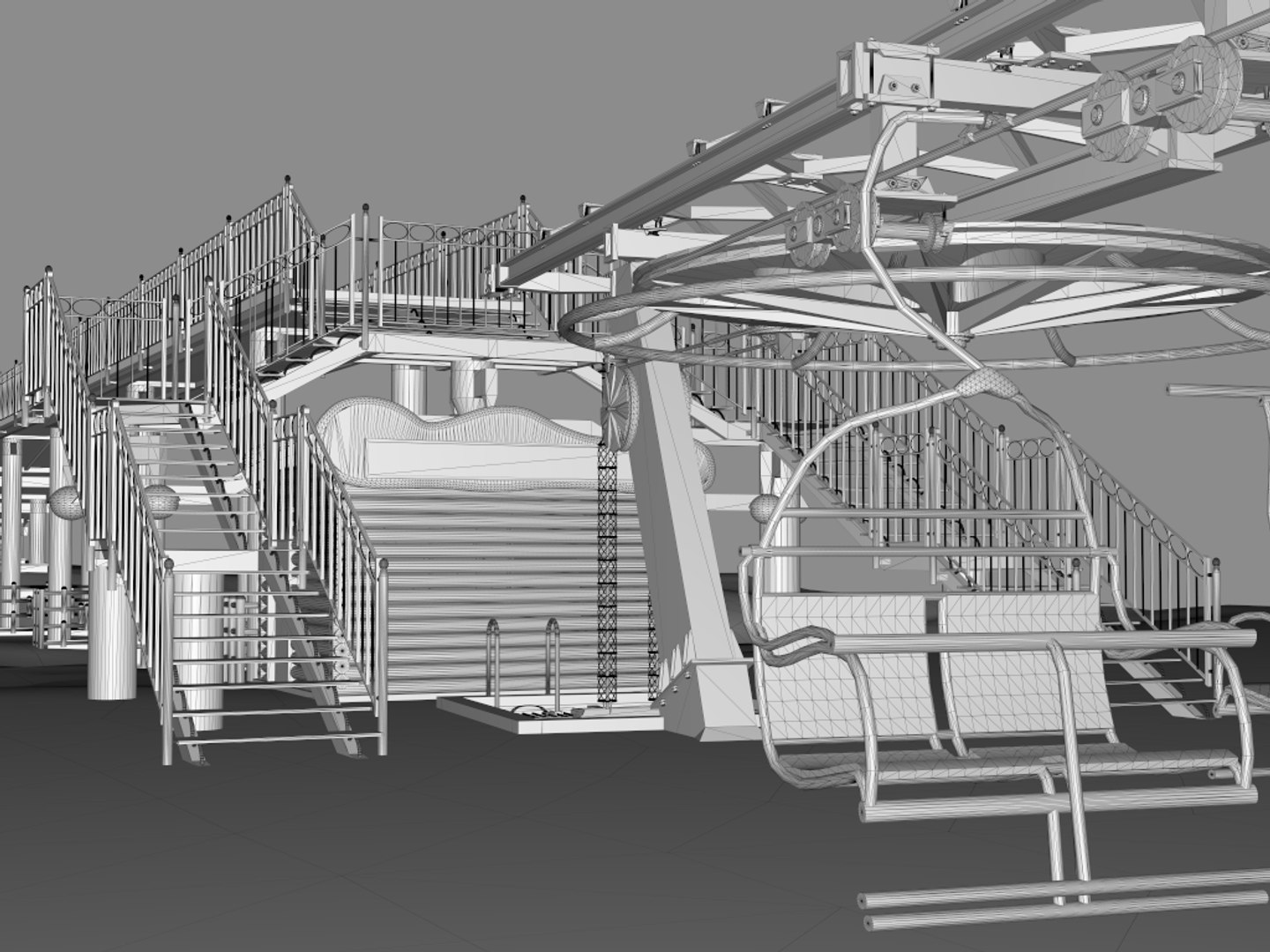 Haul rope 3D model - TurboSquid 1154482