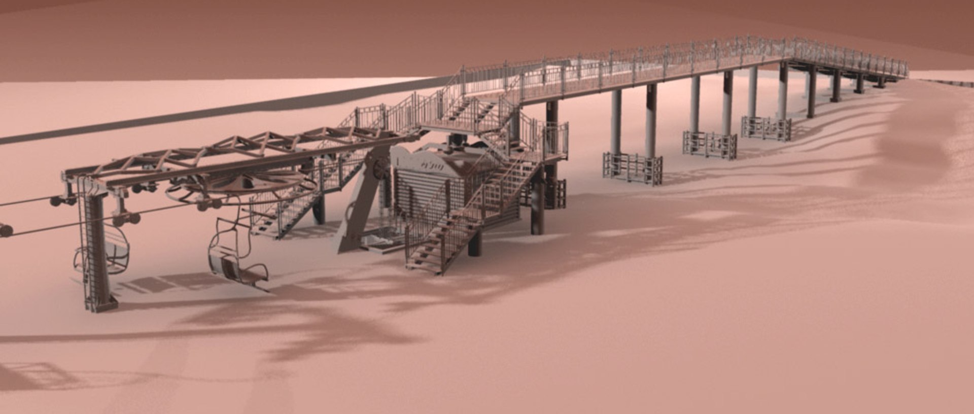 Haul rope 3D model - TurboSquid 1154482