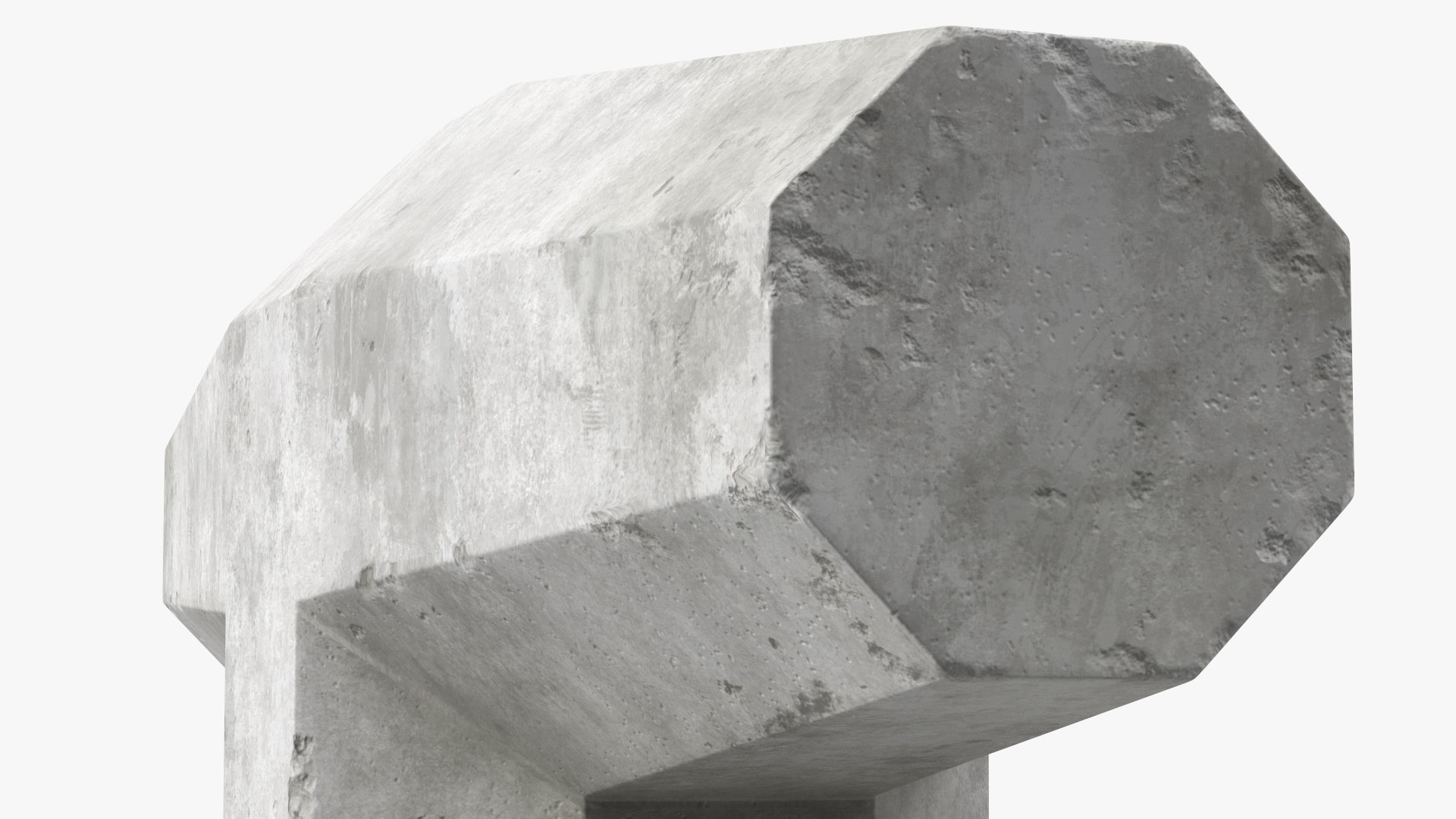 Dolos Concrete Breakwater Block 3D Model - TurboSquid 1818223