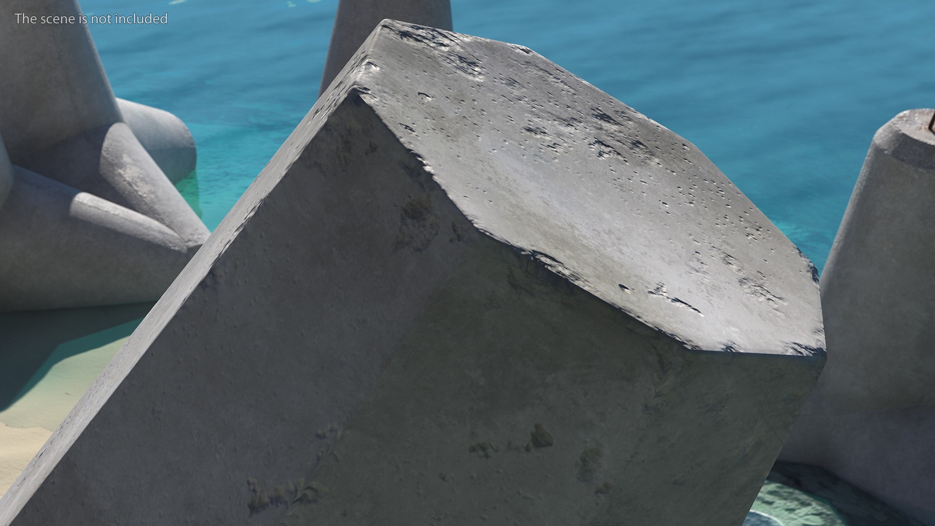 Dolos Concrete Breakwater Block 3D Model - TurboSquid 1818223