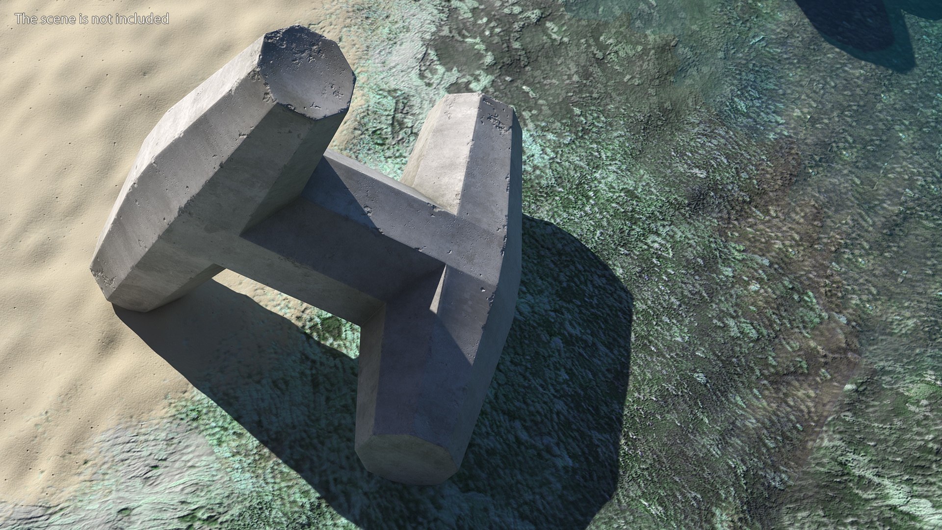 Dolos Concrete Breakwater Block 3D Model - TurboSquid 1818223