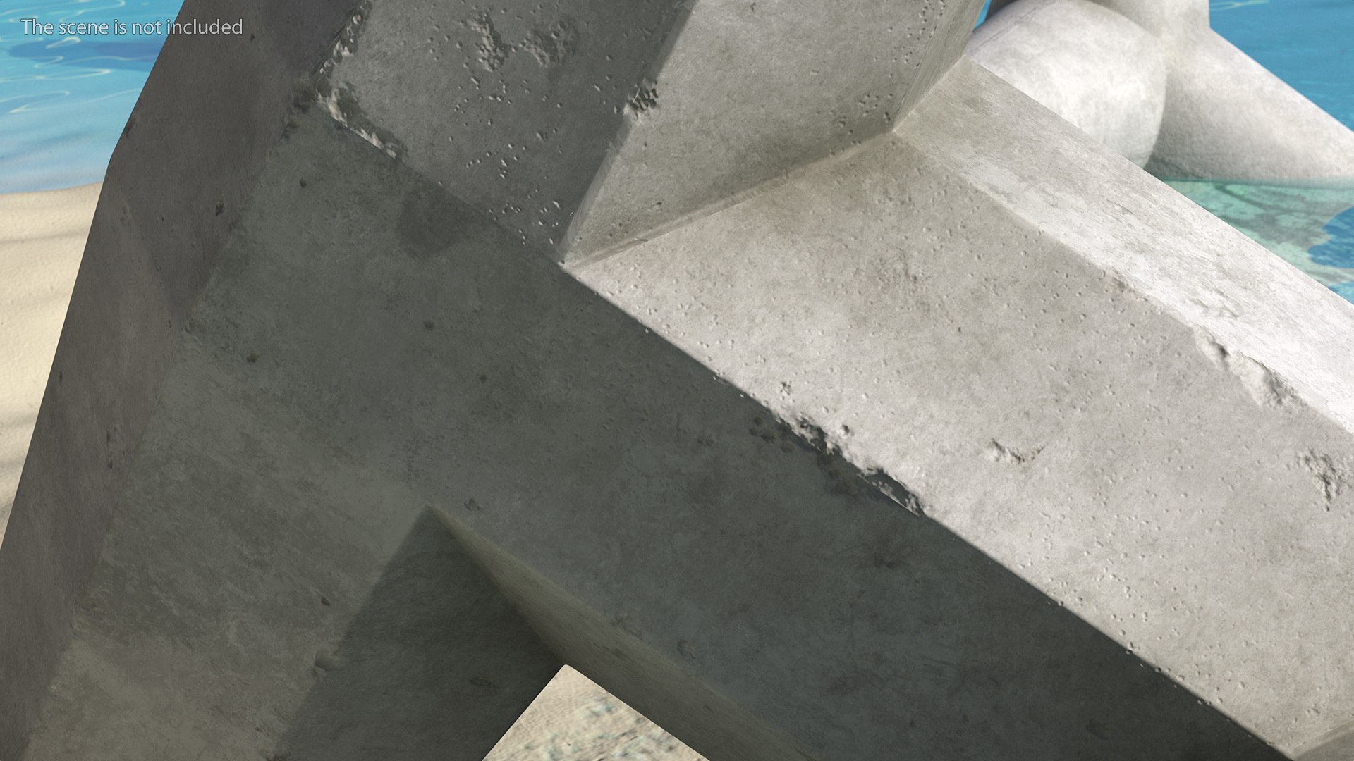 Dolos Concrete Breakwater Block 3D Model - TurboSquid 1818223