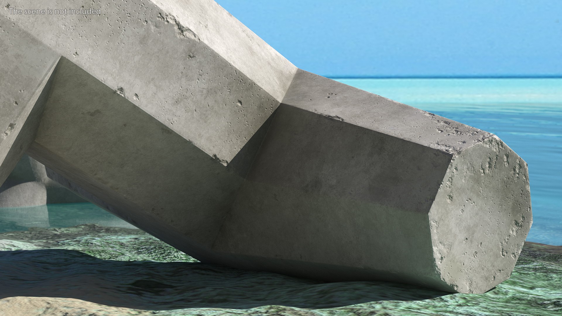 Dolos Concrete Breakwater Block 3D Model - TurboSquid 1818223