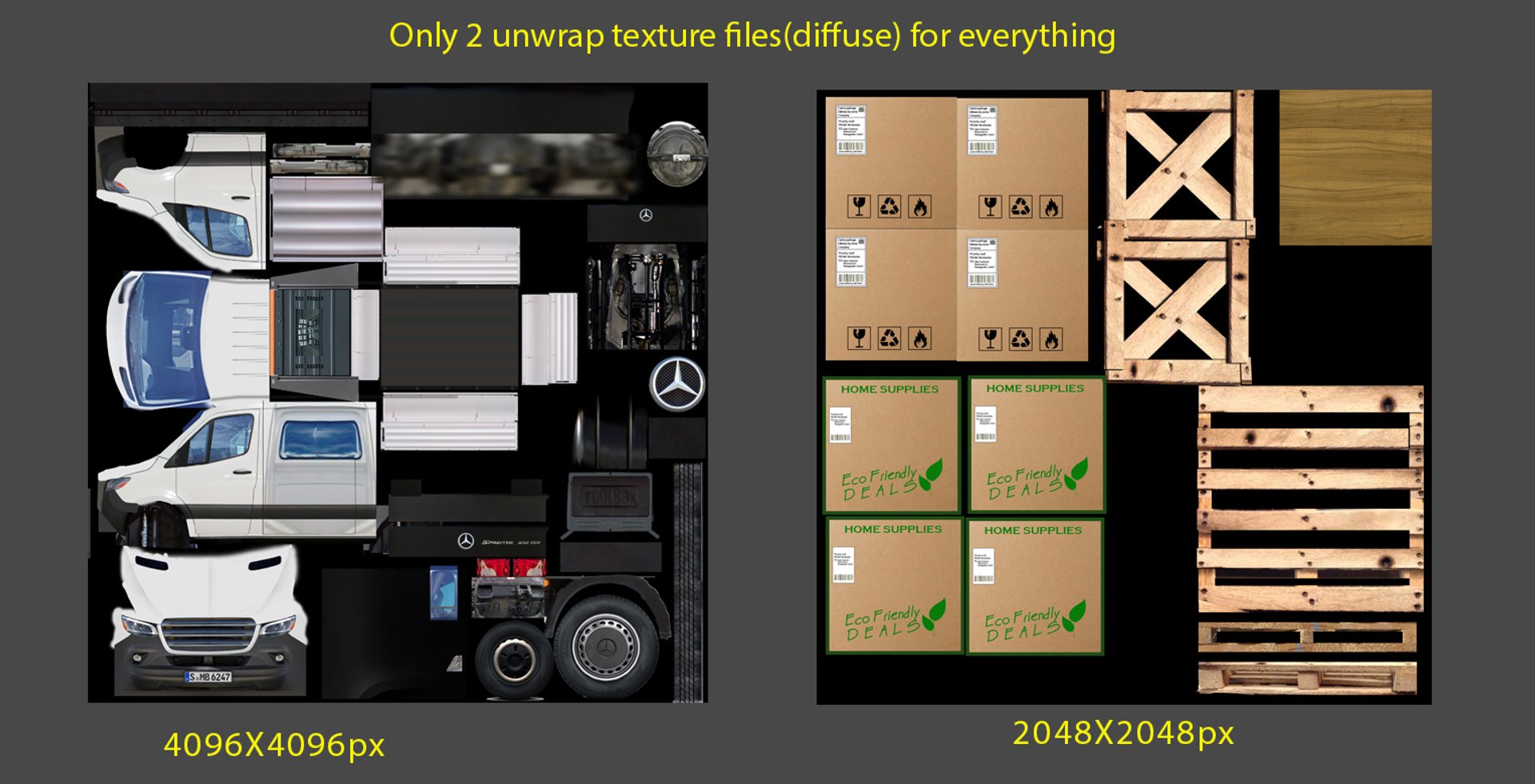 3D Sprinter 2020 Cargo Truck Low Poly - TurboSquid 1823485