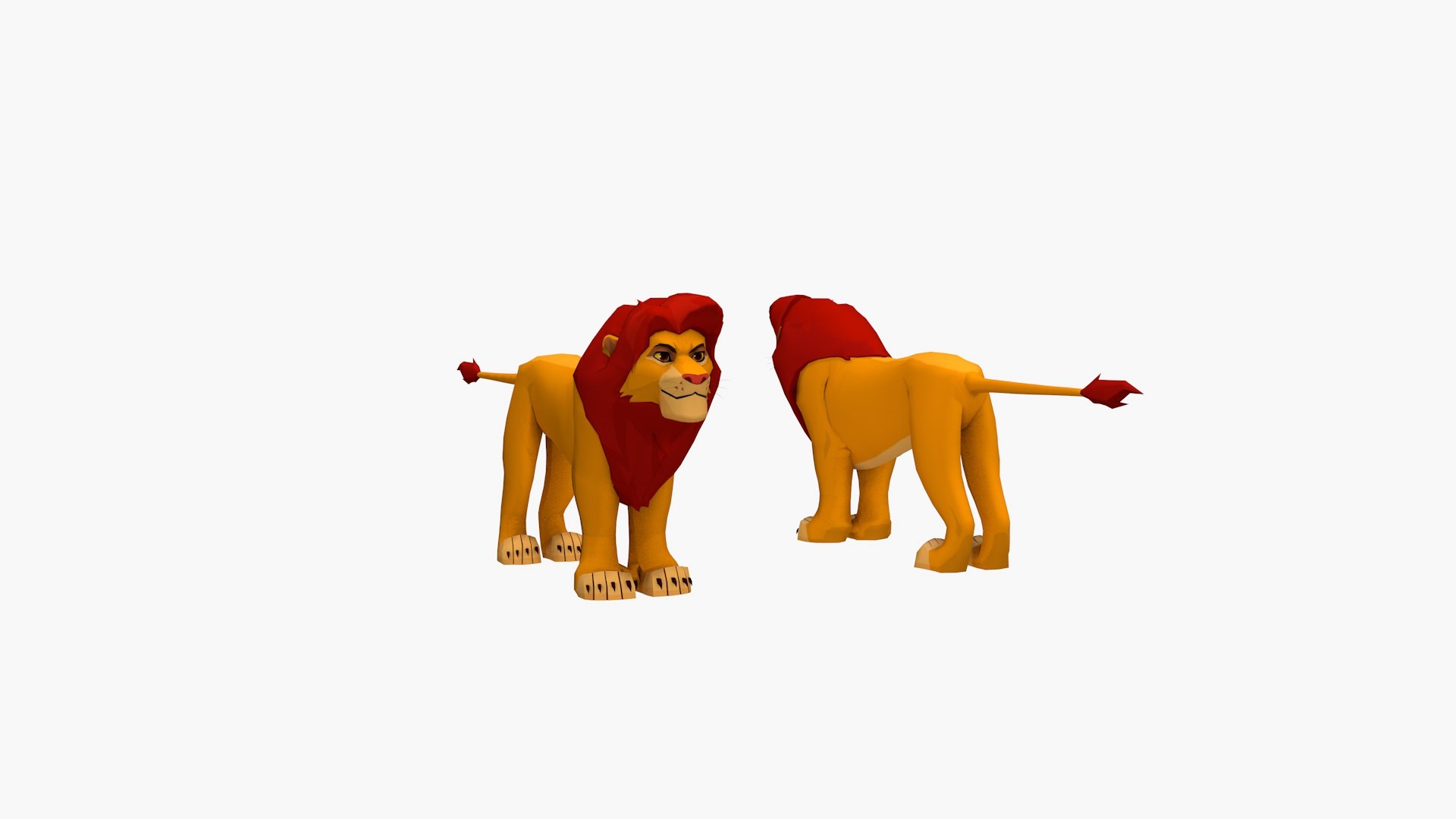 3D Simba Raise Model - TurboSquid 1850175