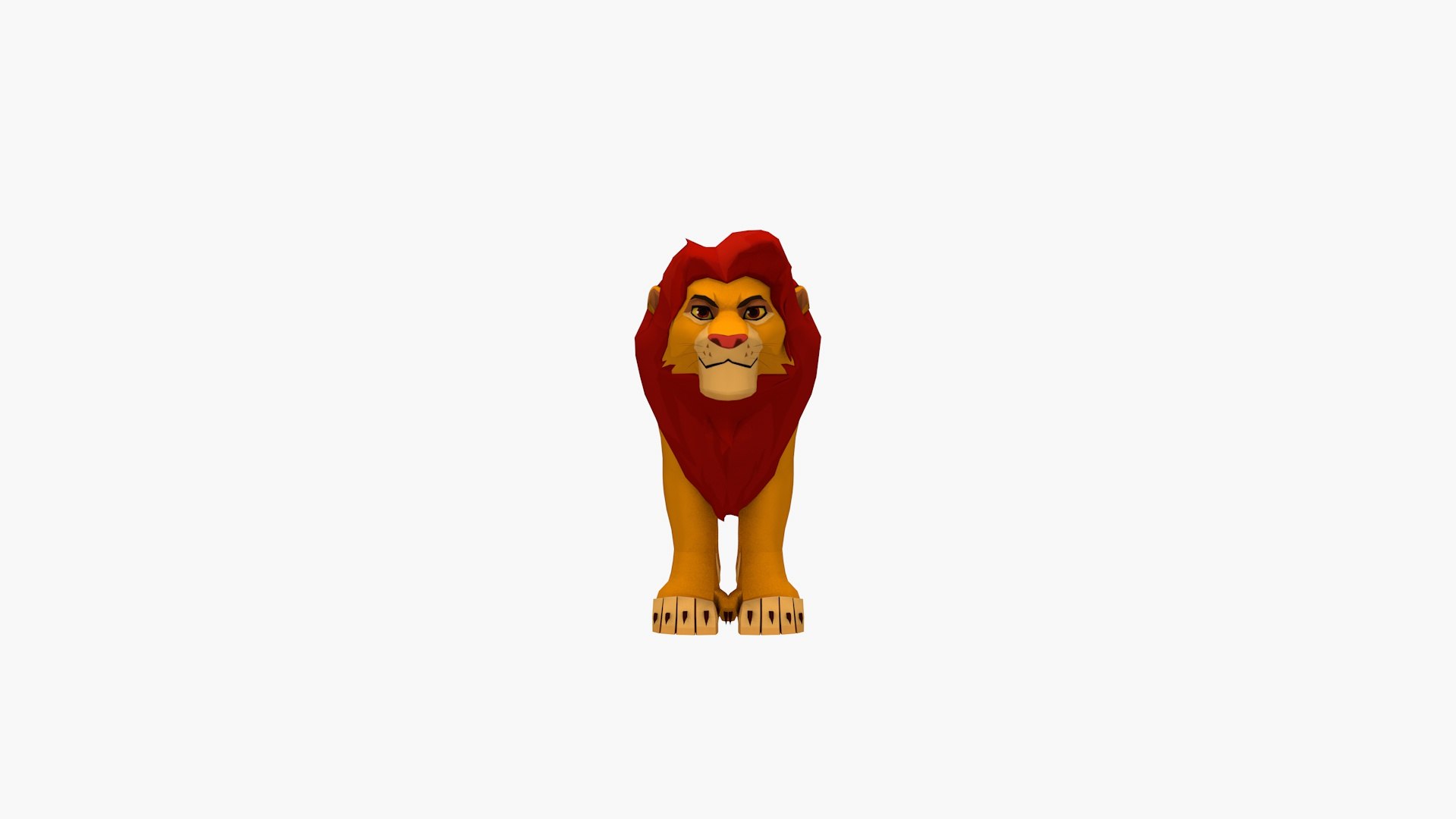 3D Simba Raise Model - TurboSquid 1850175