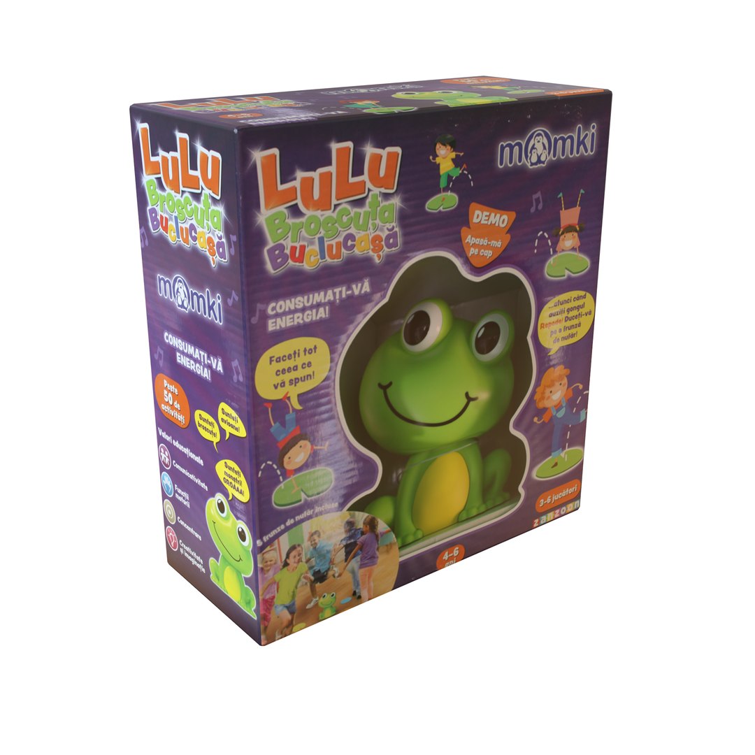 Lulu Frog Toy Box 3D Model TurboSquid 2140423