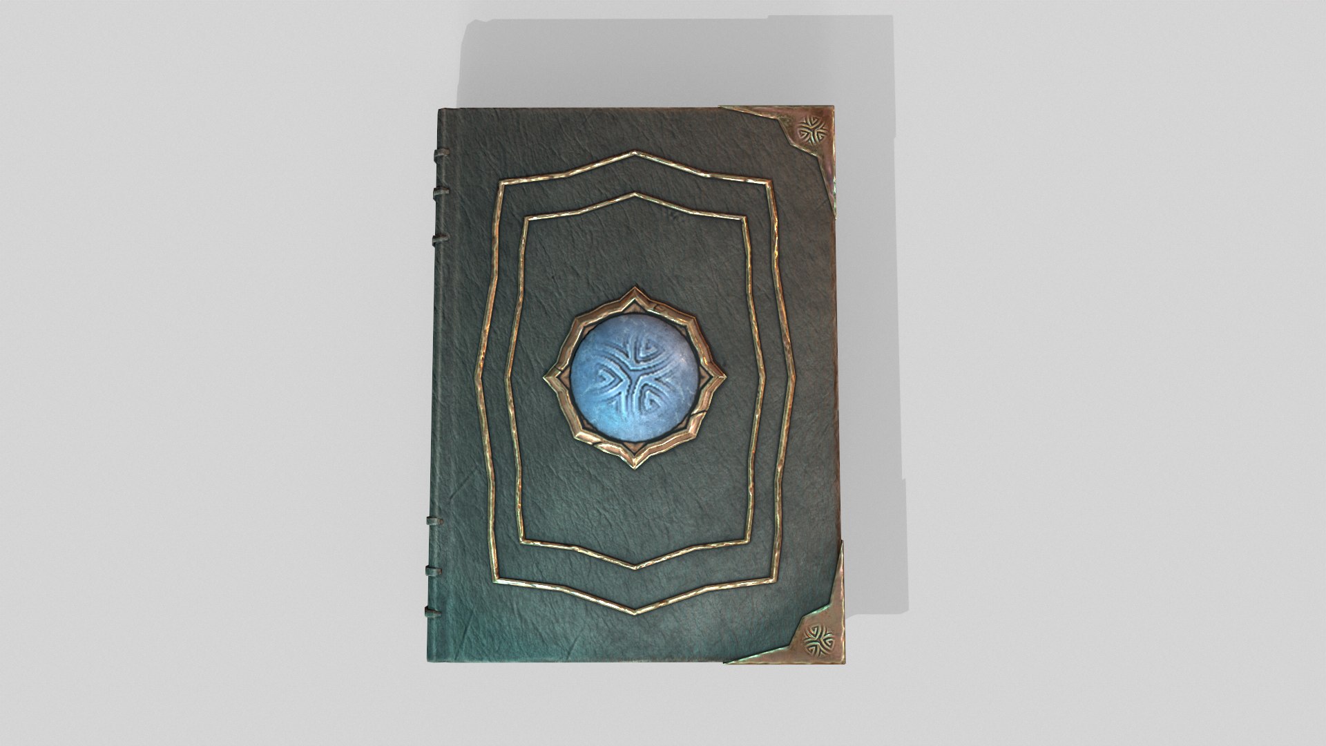 Old Magic Book - Stylized Low Poly Spellbook 3D Model - TurboSquid 1888142