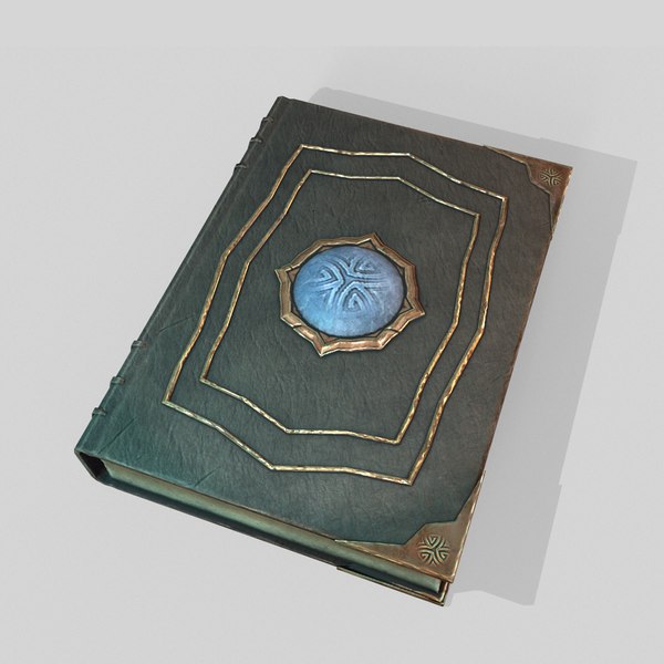 Old magic book - stylized low poly spellbook Model 3D - TurboSquid 1888142