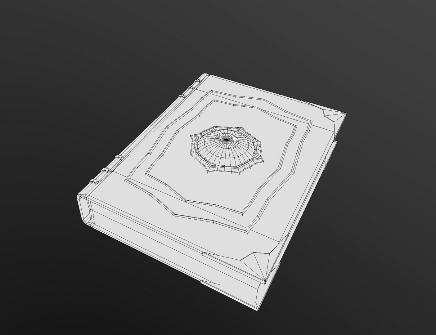 Old Magic Book - Stylized Low Poly Spellbook 3D Model - TurboSquid 1888142