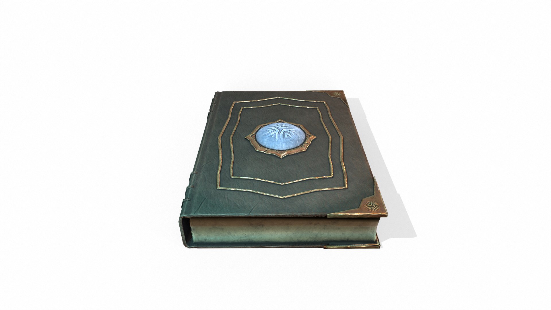 Old Magic Book - Stylized Low Poly Spellbook 3D Model - TurboSquid 1888142