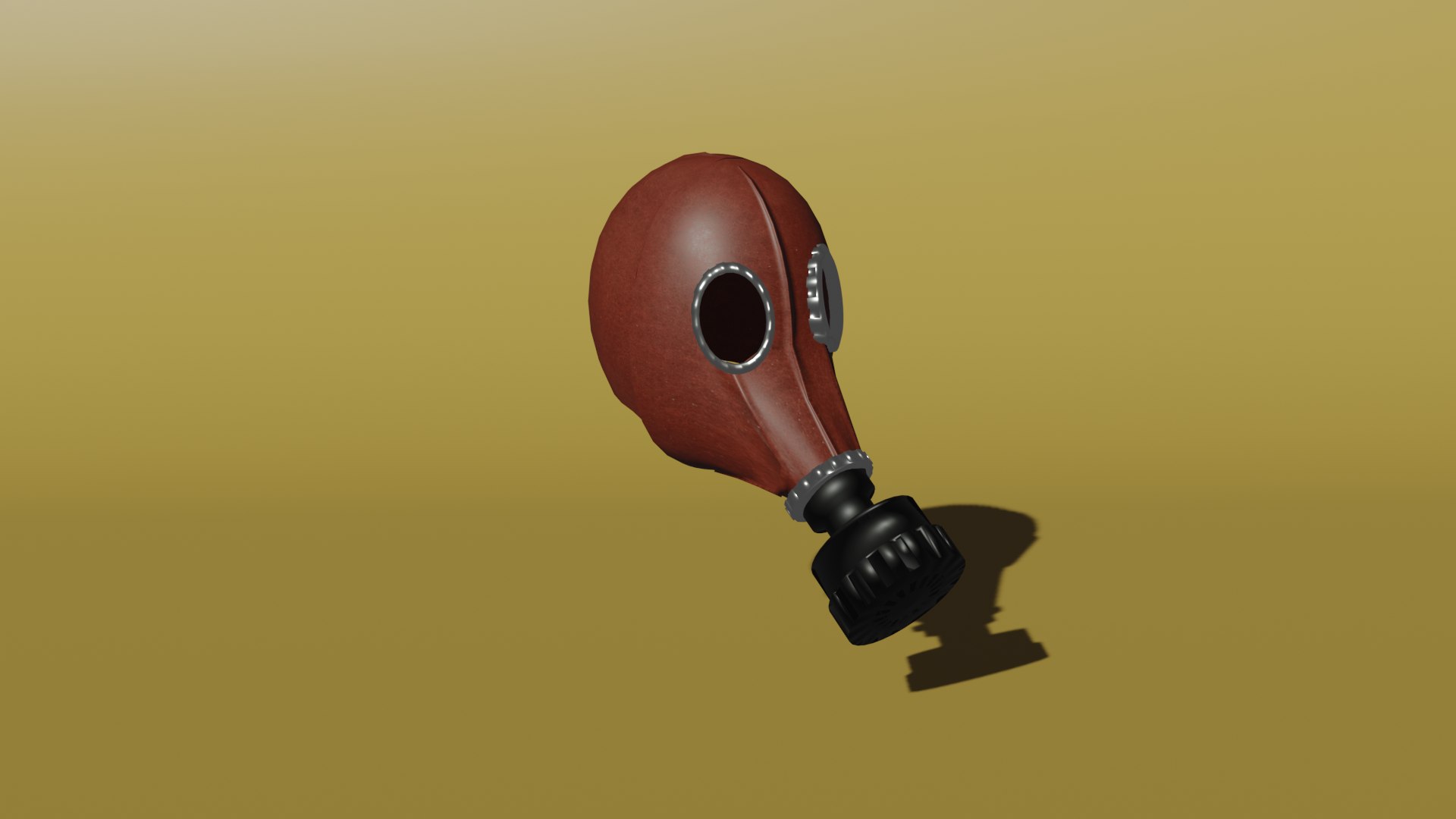 3D Gas Mask For Game - TurboSquid 2199649