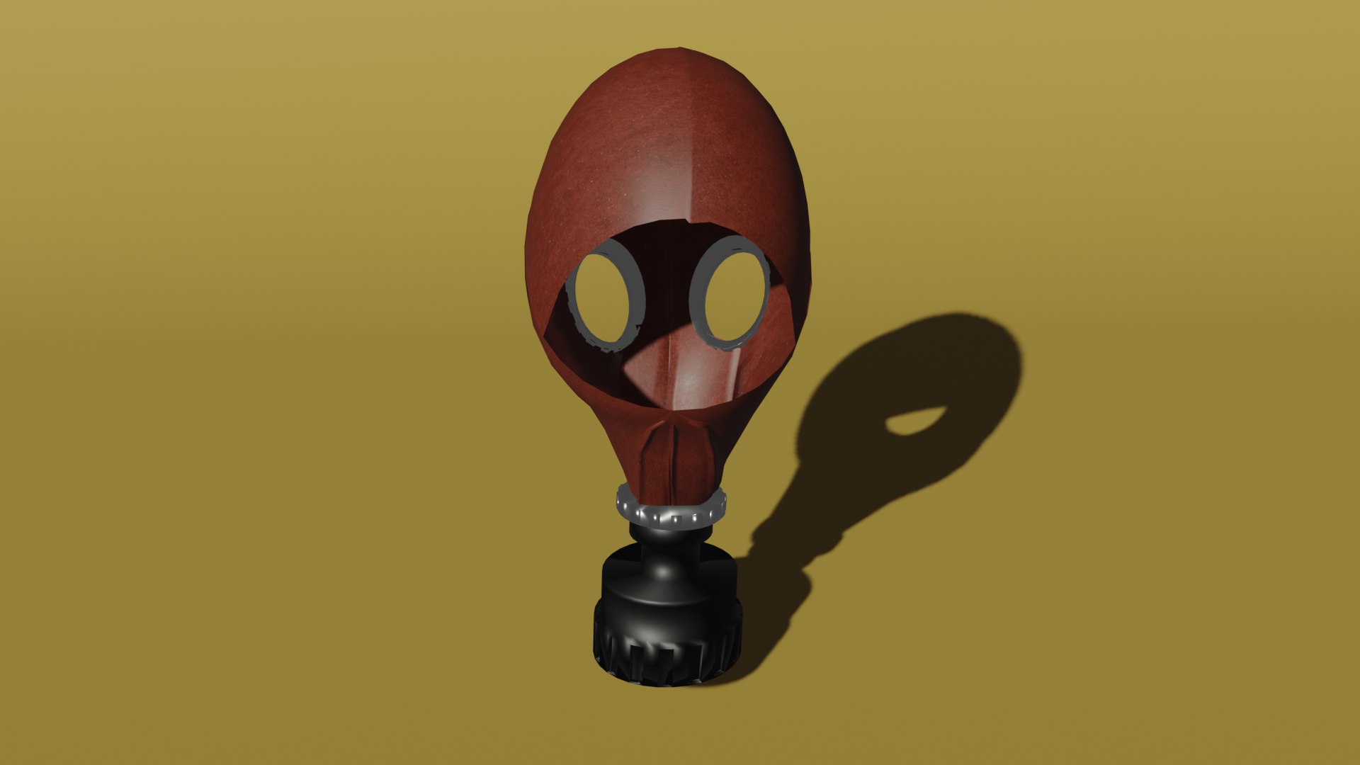 3D Gas Mask For Game - TurboSquid 2199649